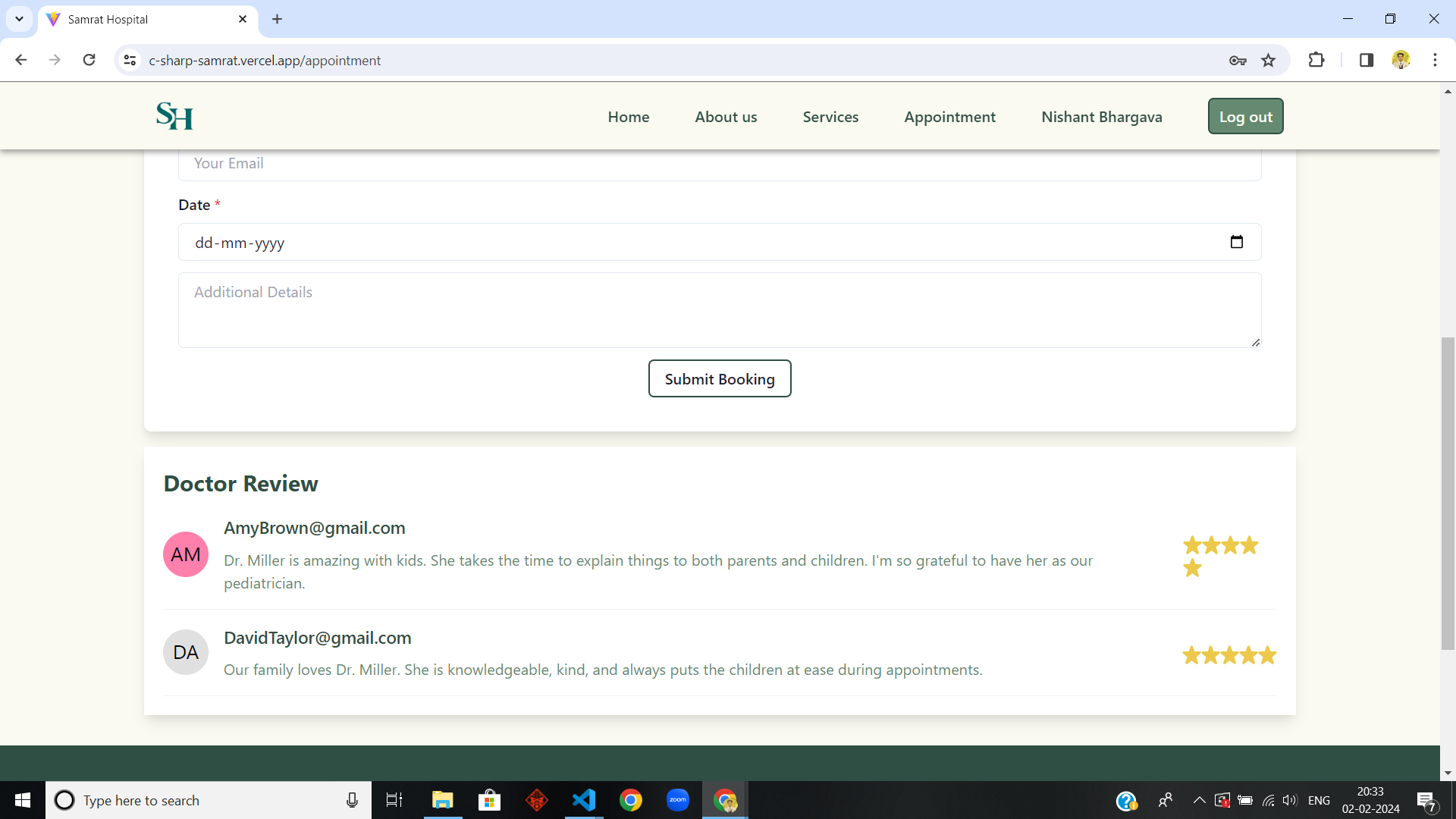 Nishant Bhargava - Full Stack Web Developer